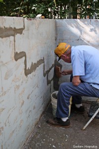 Repair and Paint a Block Wall - Southern Hospitality