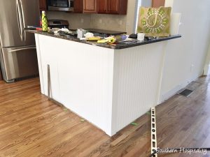 Adding Beadboard to the Bar - Southern Hospitality