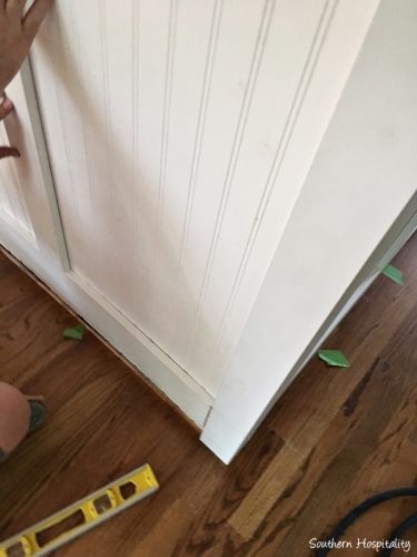 Adding Beadboard to the Bar - Southern Hospitality