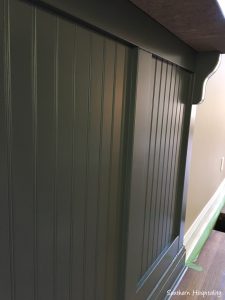 Adding Beadboard to the Bar - Southern Hospitality