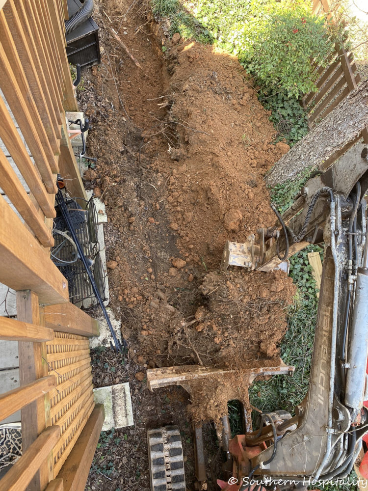 Our Pool Dig Has Begun! - Southern Hospitality