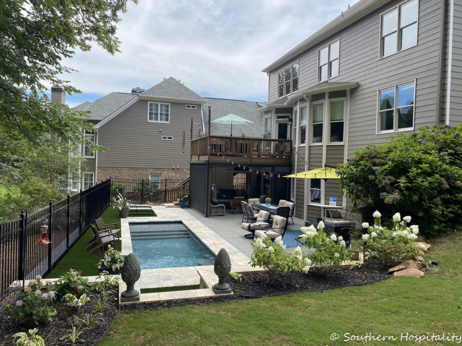 Backyard Pool Build in GA - Southern Hospitality