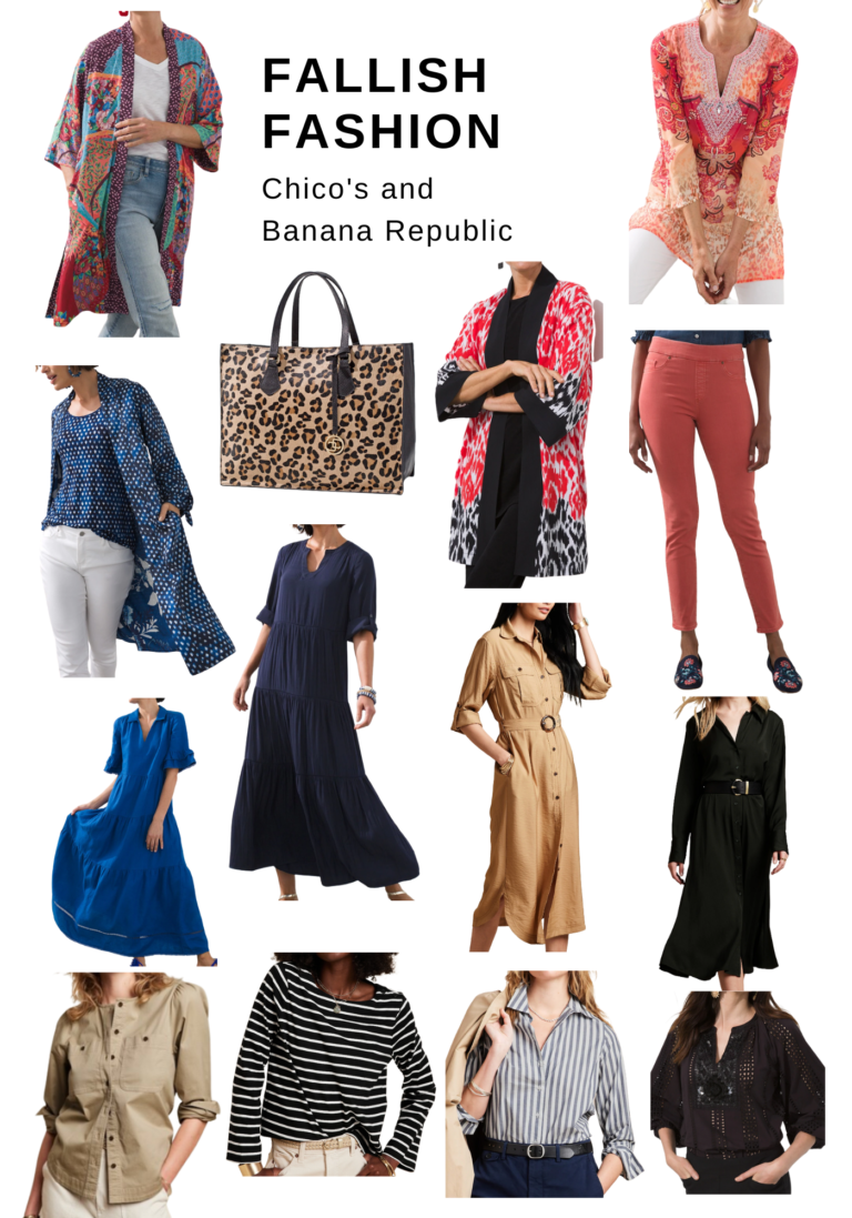 Fashion over 50: Fallish Feels from Chico's & Banana Republic ...