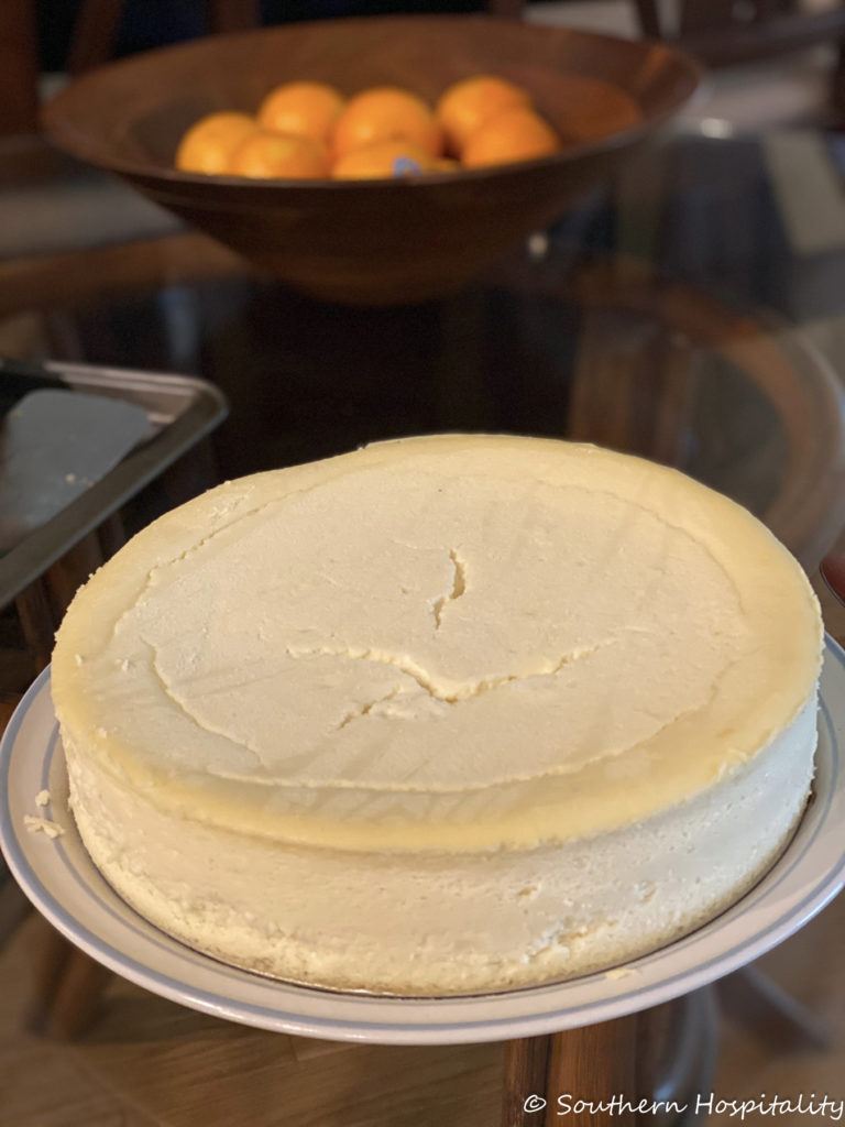 Homemade Italian Cheesecake - Southern Hospitality