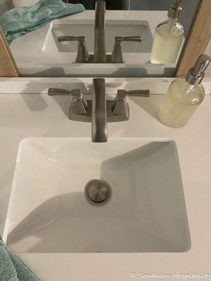 How We Added a 1/2 Bath in the Basement - Southern Hospitality